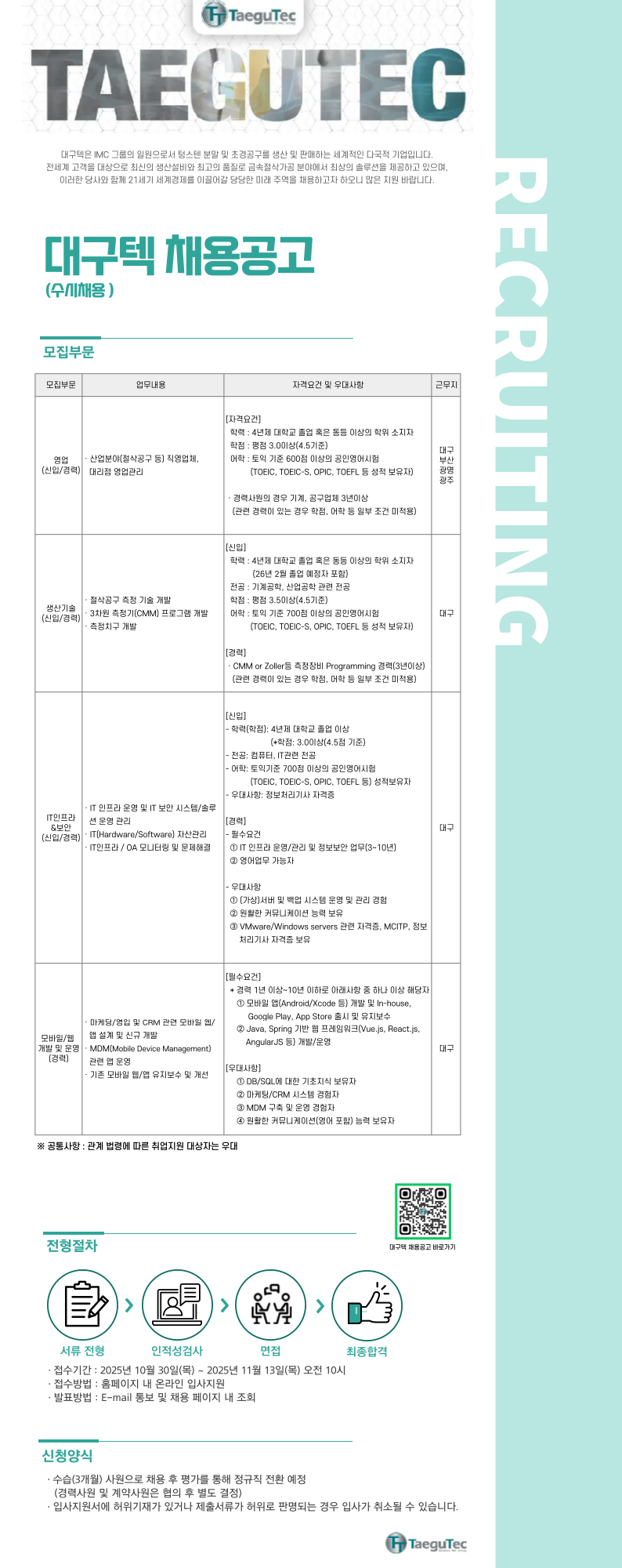 대구대학교 All in Care 시스템